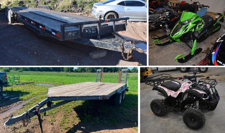 Snowmobiles, Trucks, Trailers, Truck Accessories, 9,000 Lb. Hoist, 4 ...