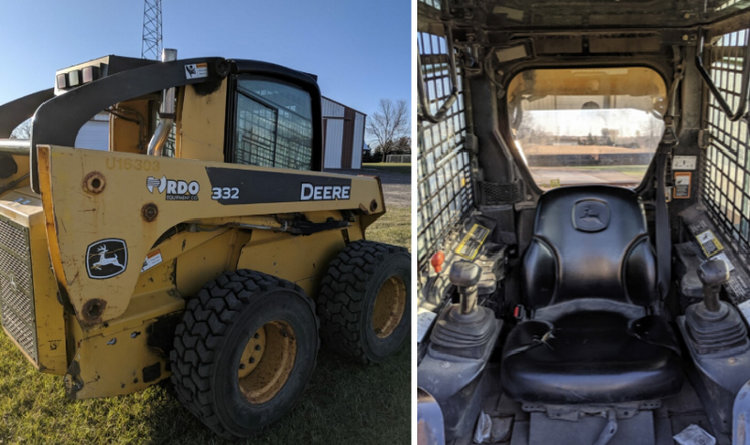 2009 John Deere 332 Skid Loader