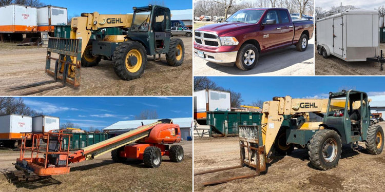 General Contractor Complete Liquidation: Trucks, Trailers, Telehandlers ...