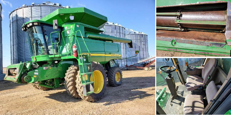 Case IH 9120 Axial Flow Combine & John Deere 9760 STS Combine