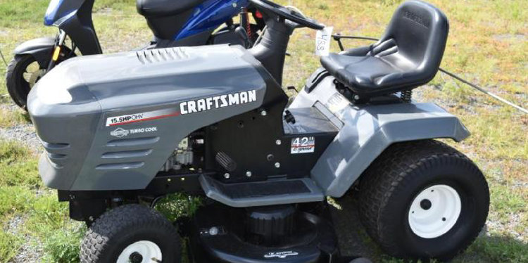 2013 Kymco 125cc Scooter, Craftsman 42" Riding Lawn Mower, Rake, John ...