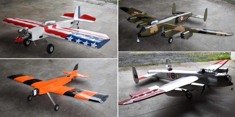 (6) RC Airplanes