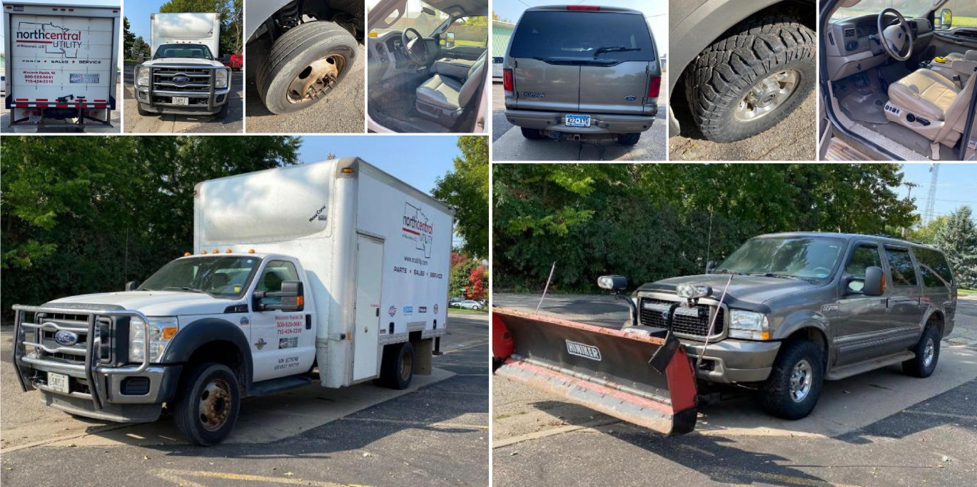 2014 Ford F-350 XLT Super Duty With Service Box, 2012 Ford F-450 Super ...