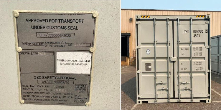 2020 40' Full Open Side Sea Container