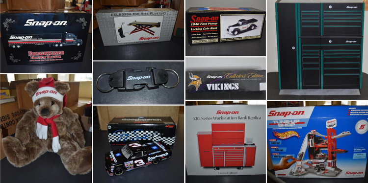 Snap-On Memorabilia & Collectibles 300+ Lots