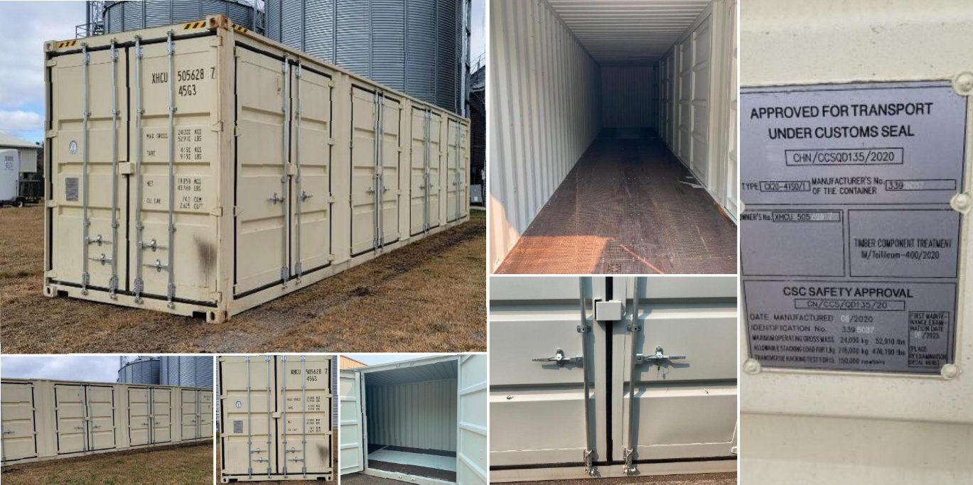 2020 40' Full Open Side Sea Container