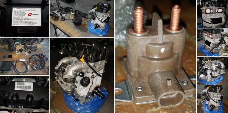 (4) NEW Weber 72HP 750REV Engine Kits