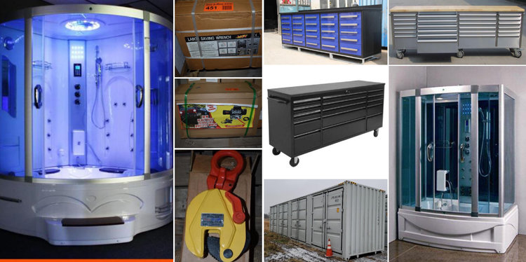 New 40' Sea Container, New Work Benches, Storage Buildings, Tires, Car ...