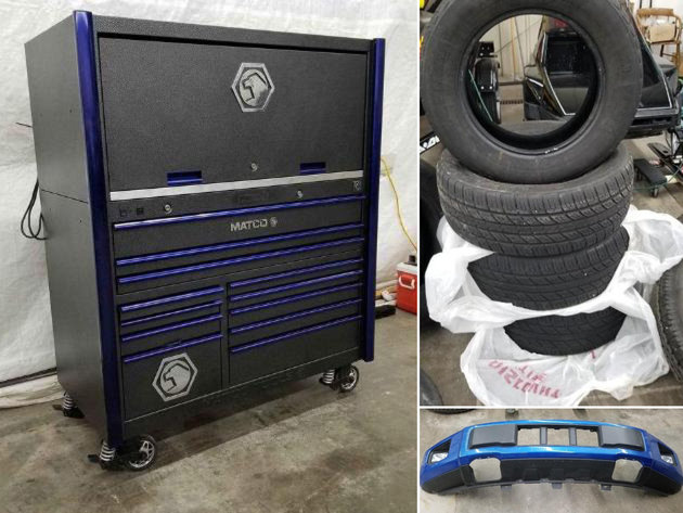 2018 Matco Tool Box, Tires & Truck Parts