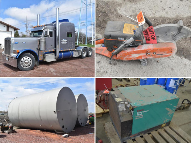 2007 Peterbuilt Semi, Concrete Equipment, Shop Equipment & Other Tools