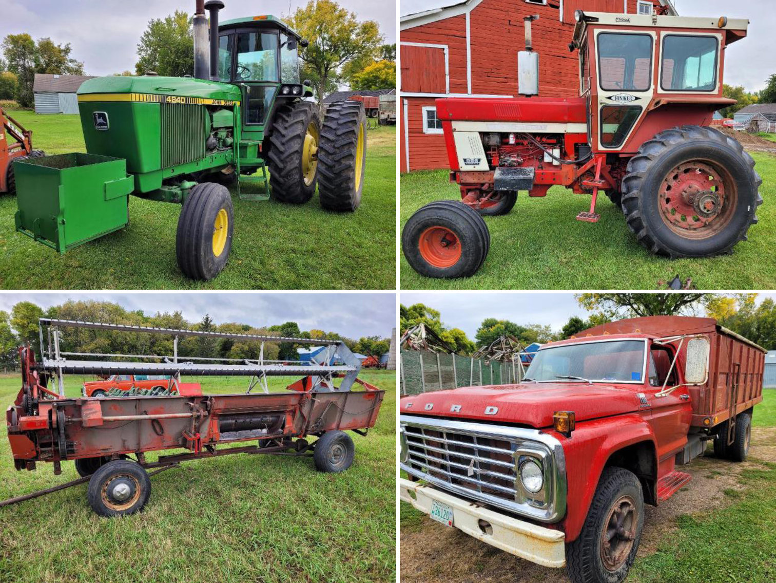 Robert Cin Estate Machinery Auction