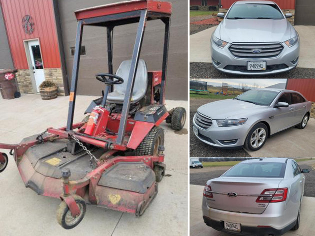 City of Mora: 2013 Ford Taurus & Toro Groundsmaster 328D 72" Lawn Mower
