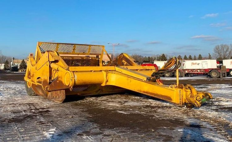 (2) John Deere 1810E Scraper Pans & Surplus Construction Equipment