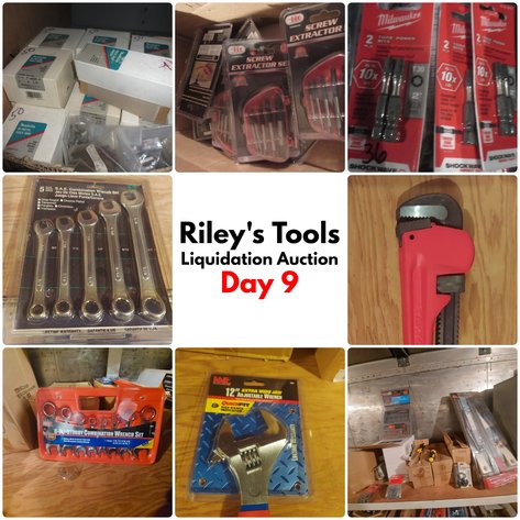 St Albans, WV - Riley’s Tools Liquidation Auction - Day 9!