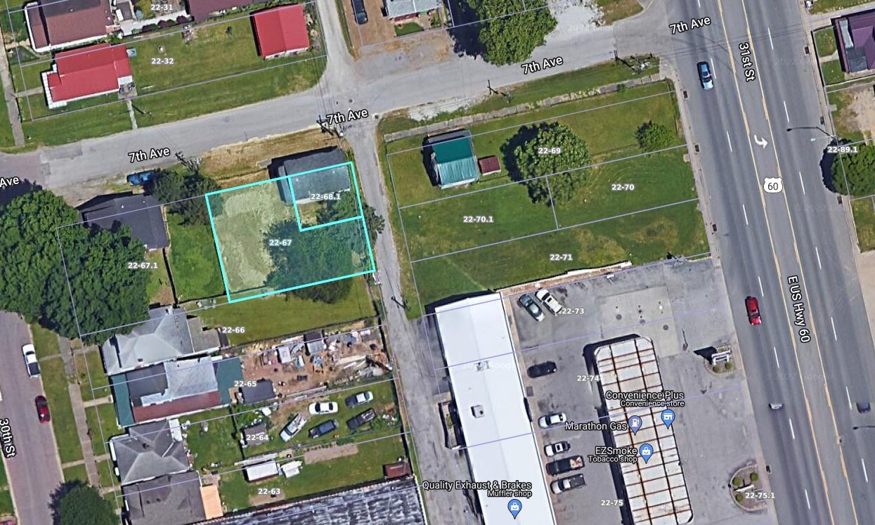 SOLD $14,300 - Multi-Use Building on Corner Lot in Huntington