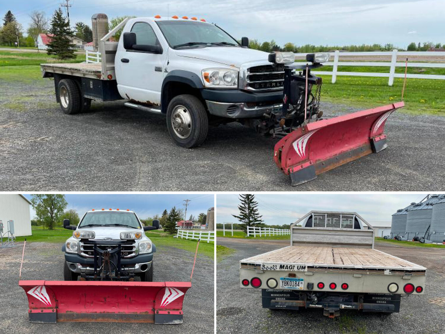 2008 Sterling Bullet 4WD With Western Wide-Out 8' - 10' Plow and Controller