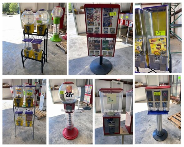 Candy, Gumball, Sticker, and Tattoo Vending Machines - Tomball, TX