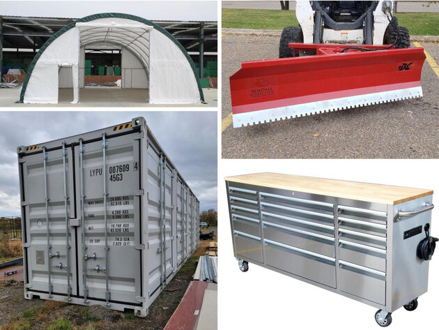 Next 40' Sea Container, New Tool Benches, New Storage Buildings & More