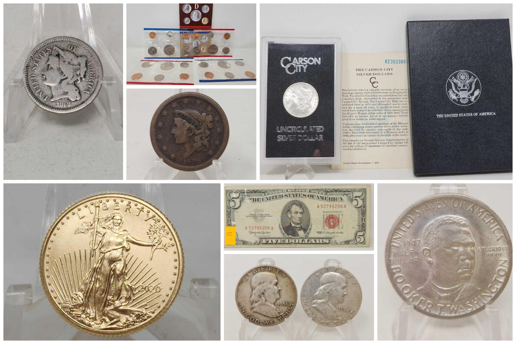 Moses Estate Coin Auction