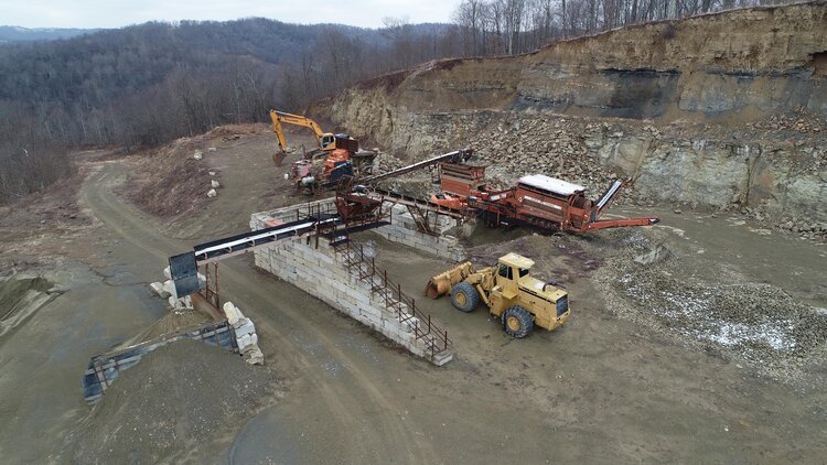 SOLD $605,000 - Stone Quarry on 85+/- Acres with Equipment – Great ...