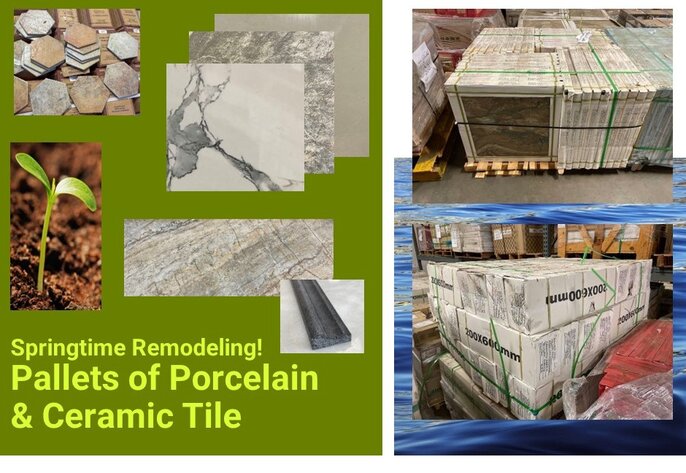 Pallets of Porcelain & Ceramic Tile TWO