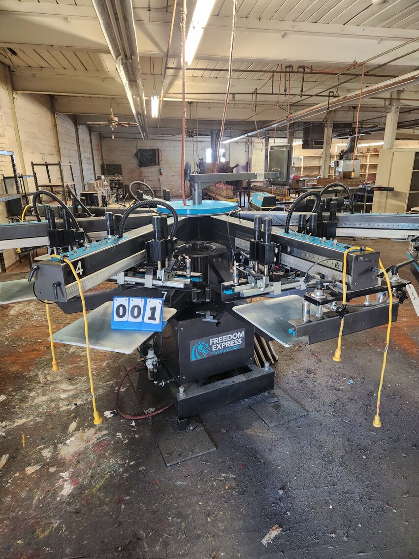 Screen Print Shop Inventory for Sale