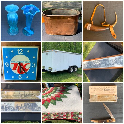 Flemington, WV – ’88 Wells Fargo Box Trailer, Local Advertising Items ...