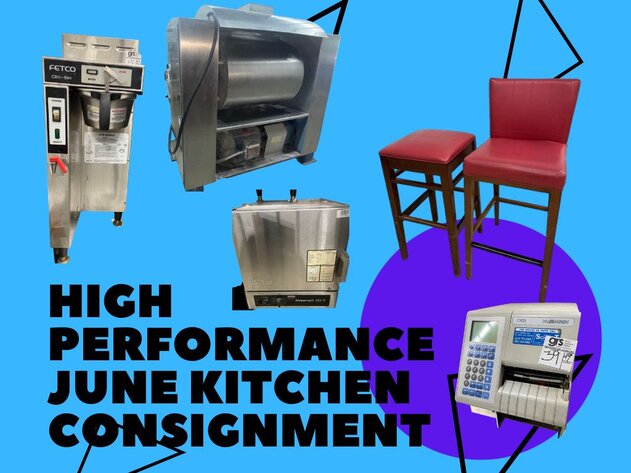 Production Kitchen Equipment June Consignment