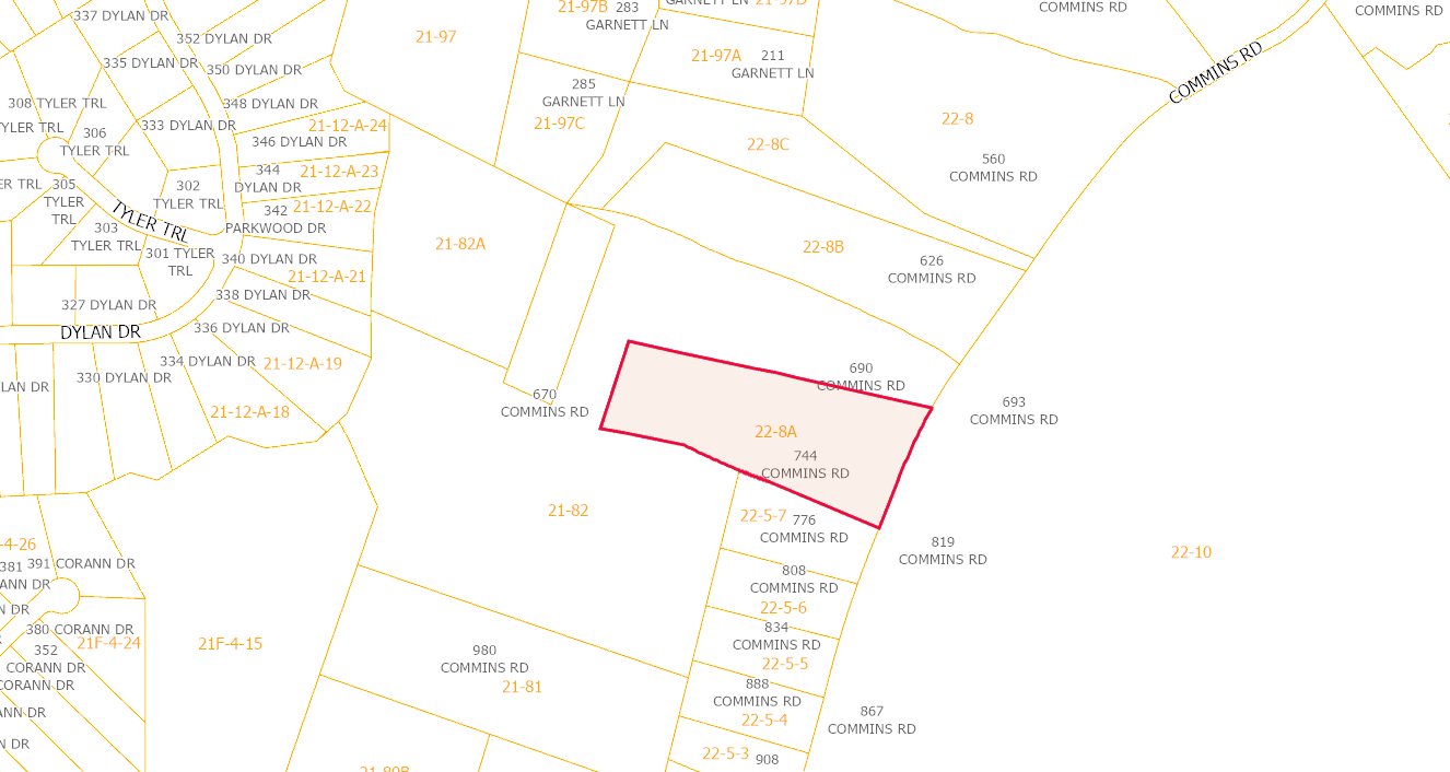 Lot #3 - 744 Commins Rd. Aylett, VA