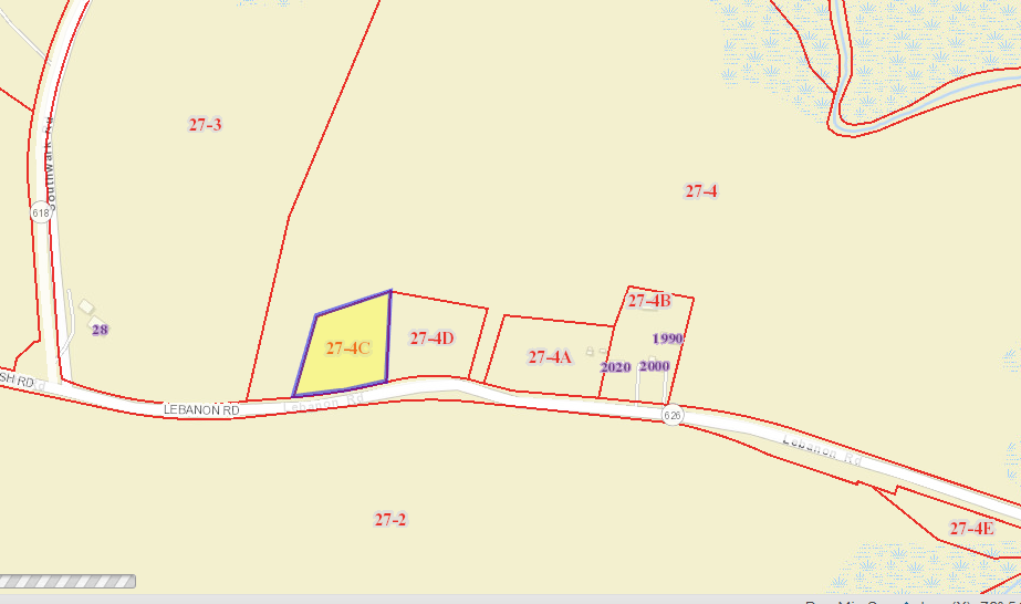 Lot 3 -3rd Lot left of 1990 Lebanon Rd.
