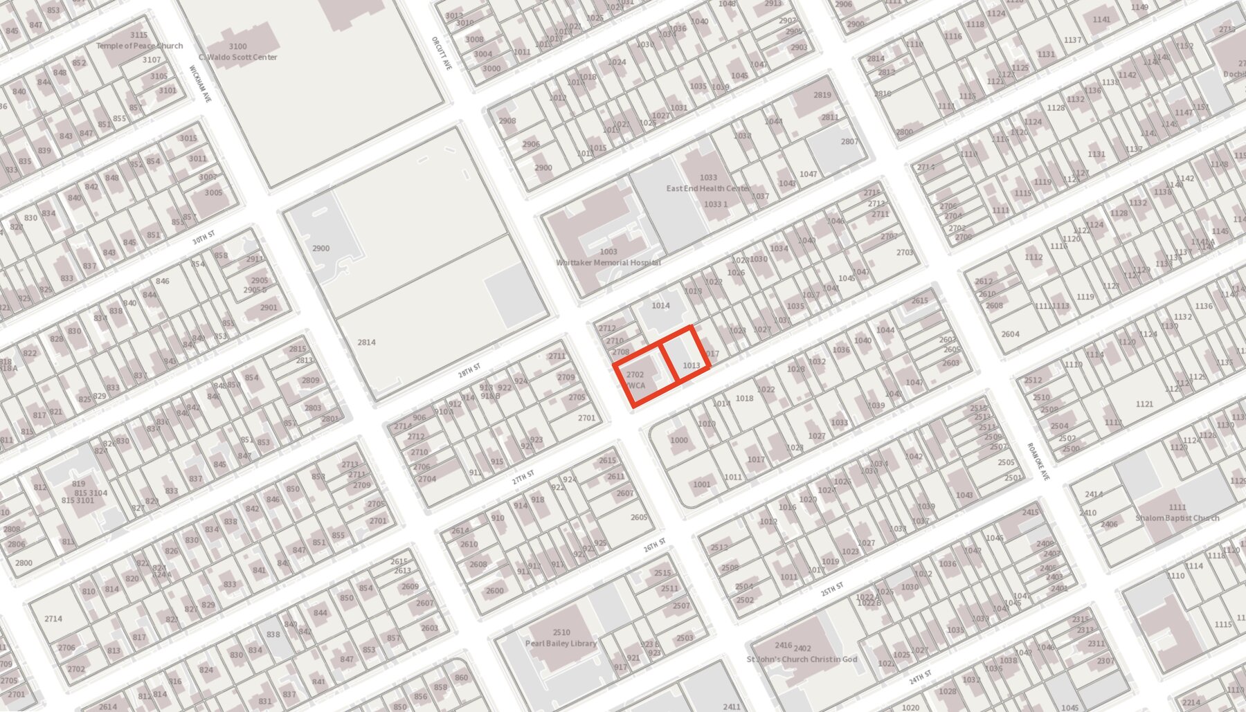 Lot 2 - 2702 Orcutt Avenue & 1013 27th Street (2 Parcels)