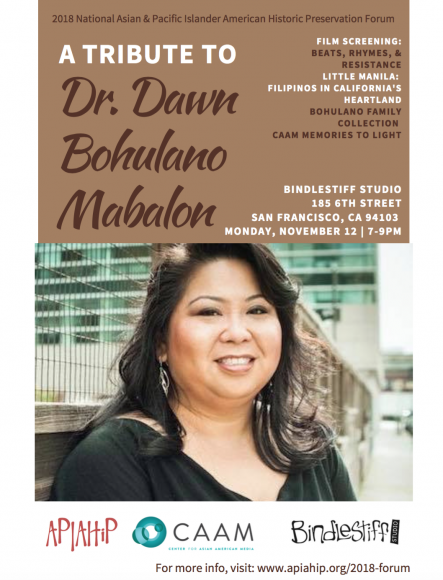 Tribute to Dawn Mabalon at the National APIA Historic Preservation ...