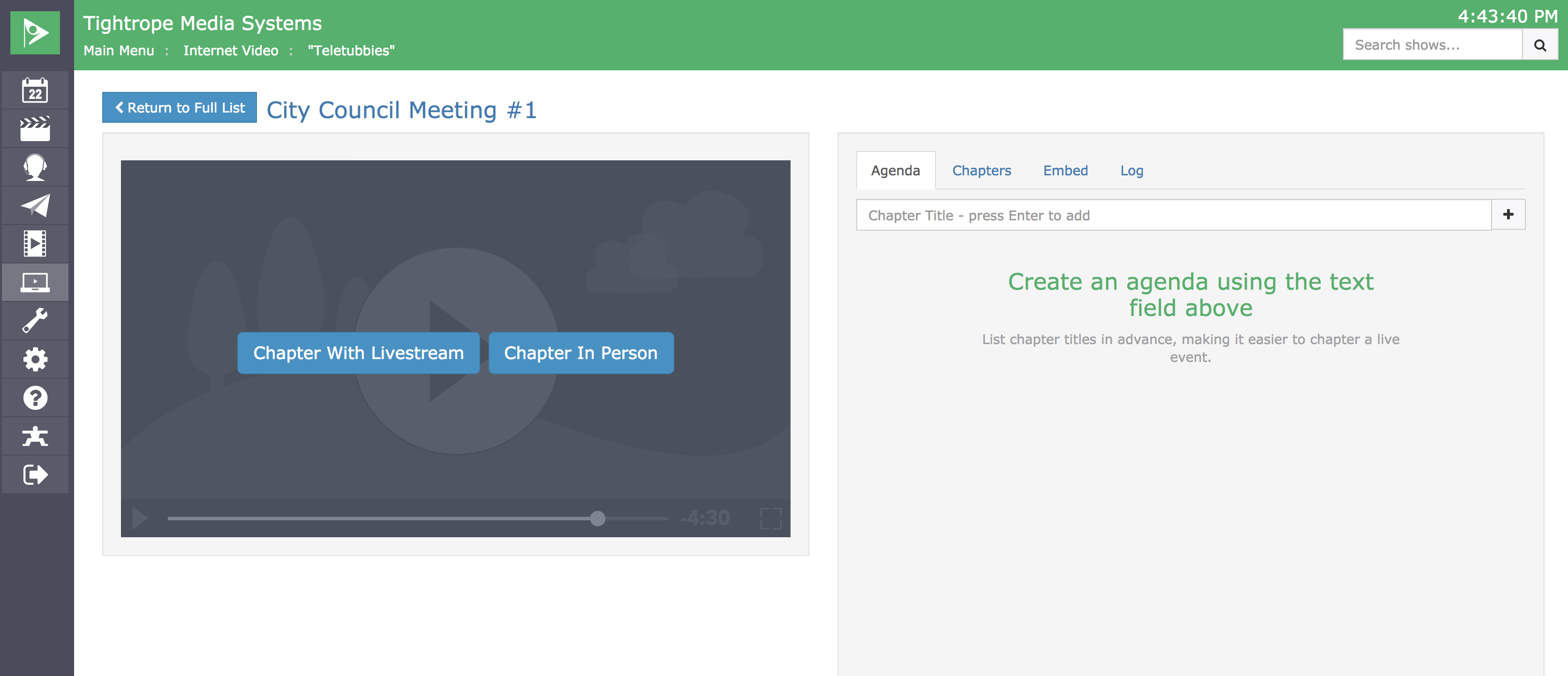 VOD Chaptering Feature Overview