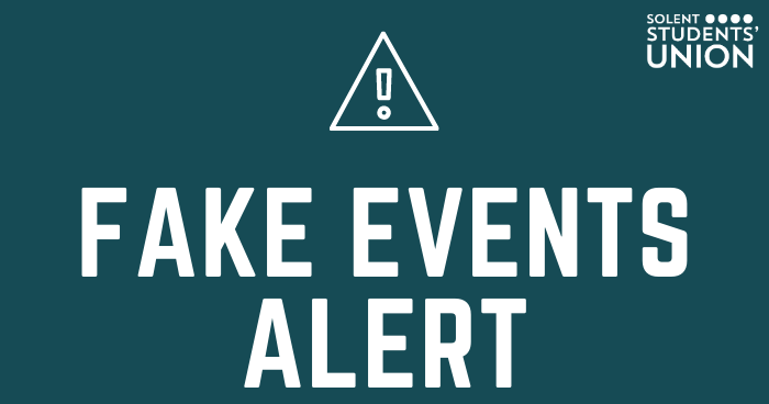 FAKE EVENTS ALERT