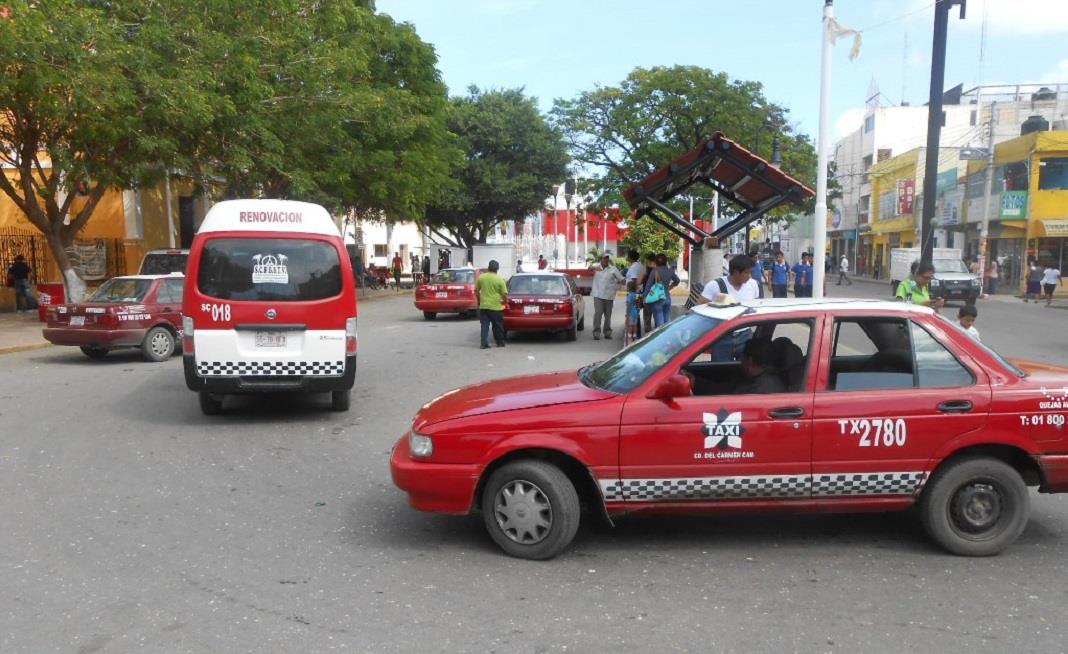 Taxista se rehúsan a utilizar la APP - Campeche HOY