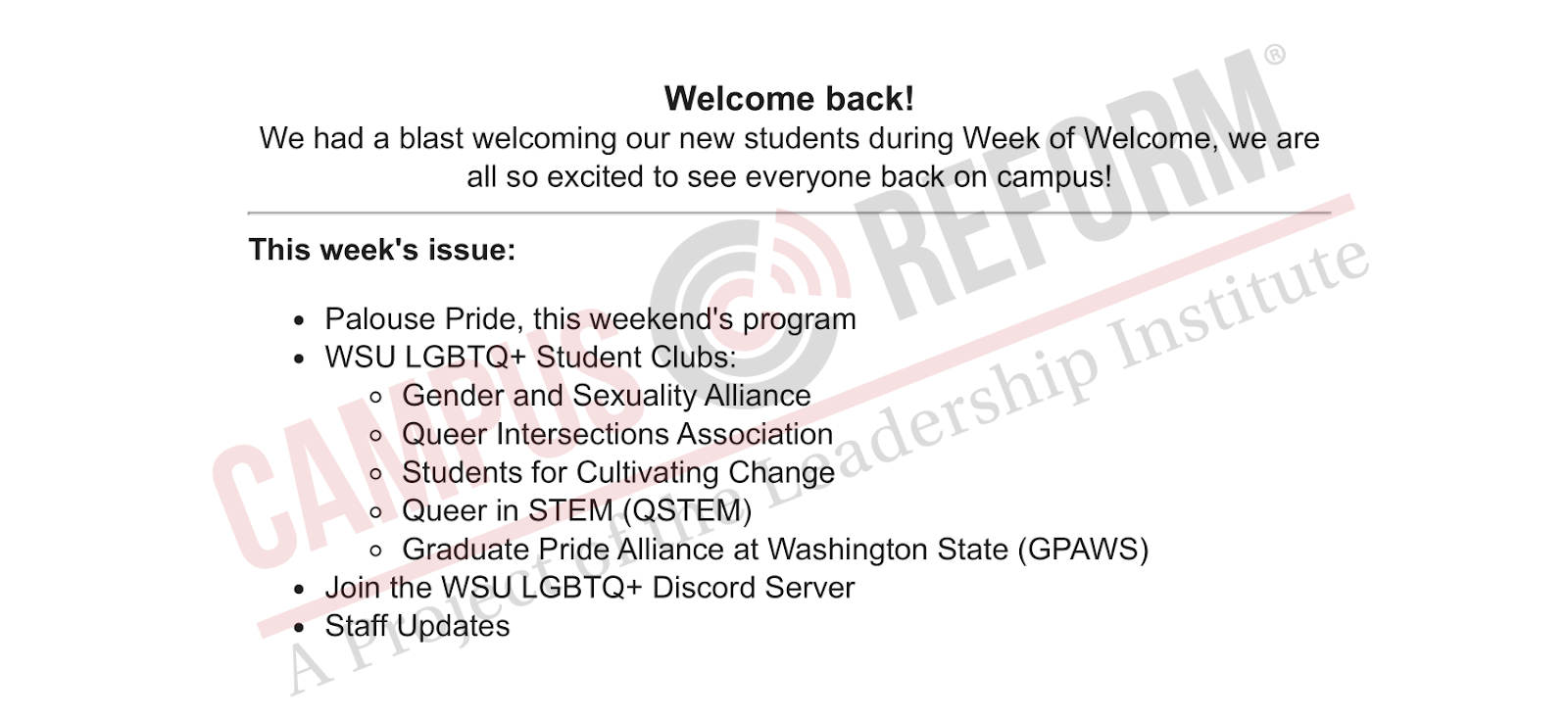 Campus Reform the #1 Source for College News