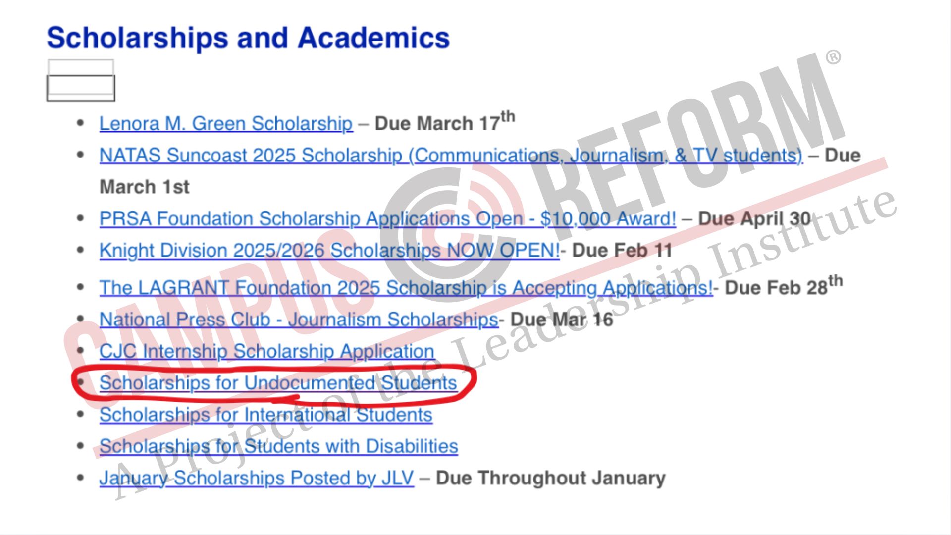 Campus Reform the #1 Source for College News