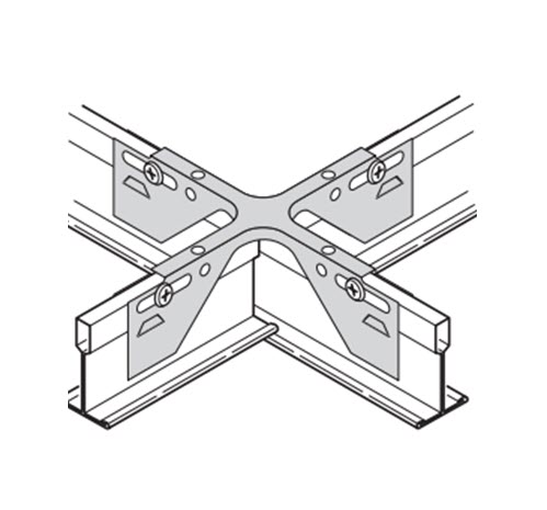USG Donn Brand Suspension System 4-Way Seismic Separation Joint Clip - DH4