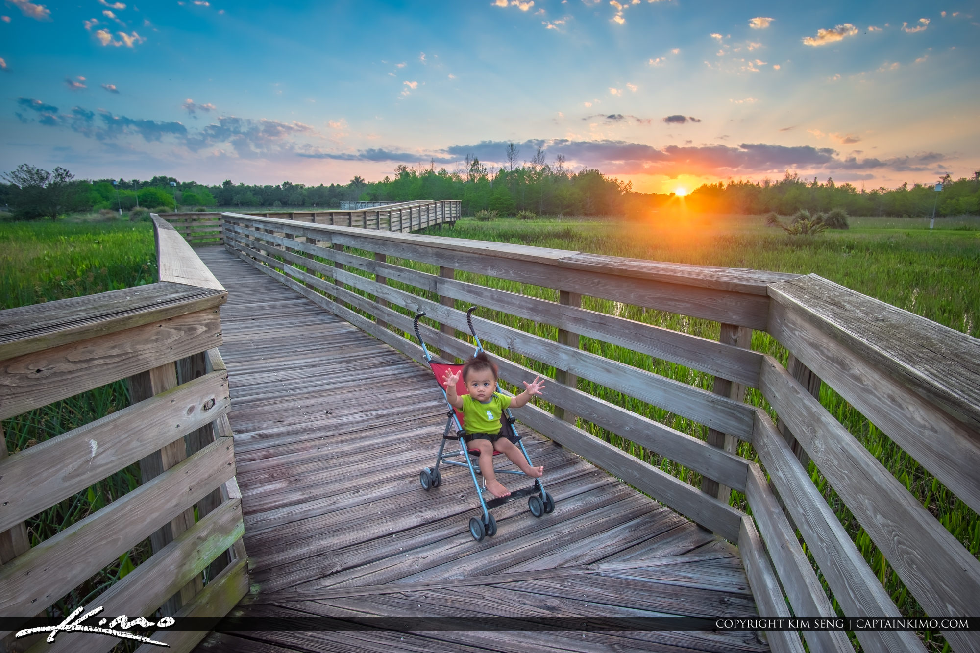 Captain Kimo Junior at Green Cay Wetlands Sunset – HDR Photography by ...