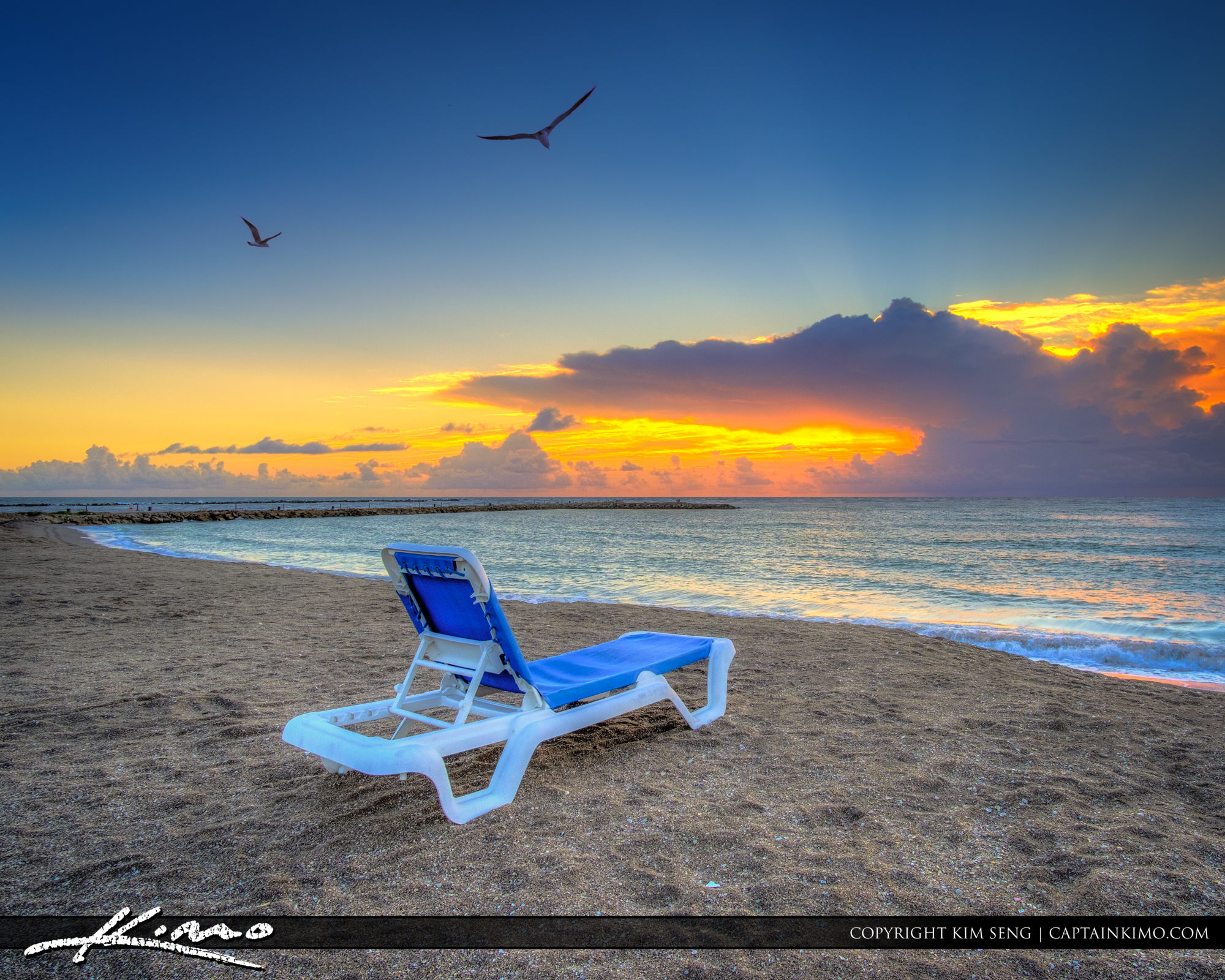 Fort Pierce Inlet Jetty Park Sunrise St Lucie County Florida – HDR ...