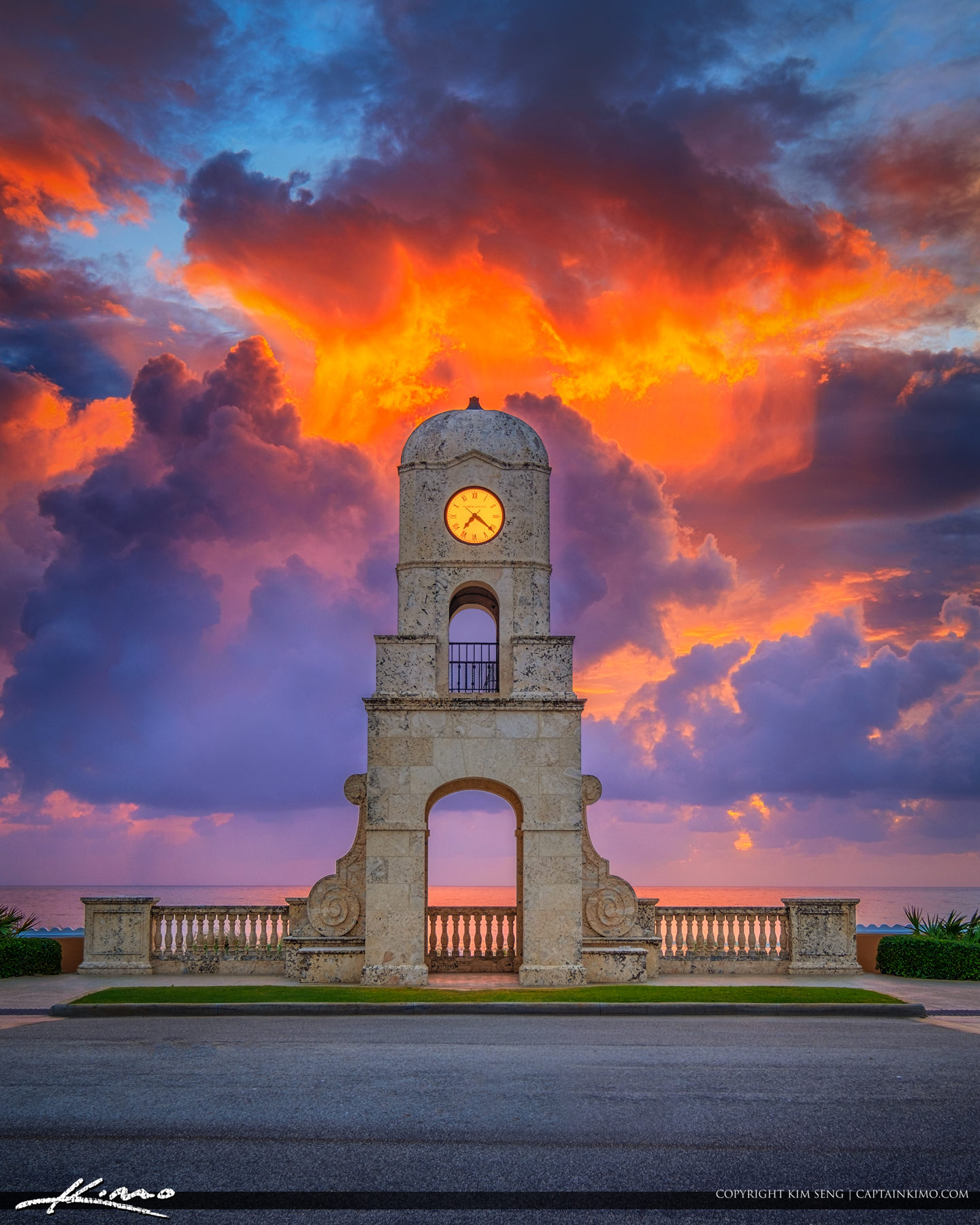 Palm Beach Island Worth Avenue Clock Tower Sunrise | HDR Photography by ...