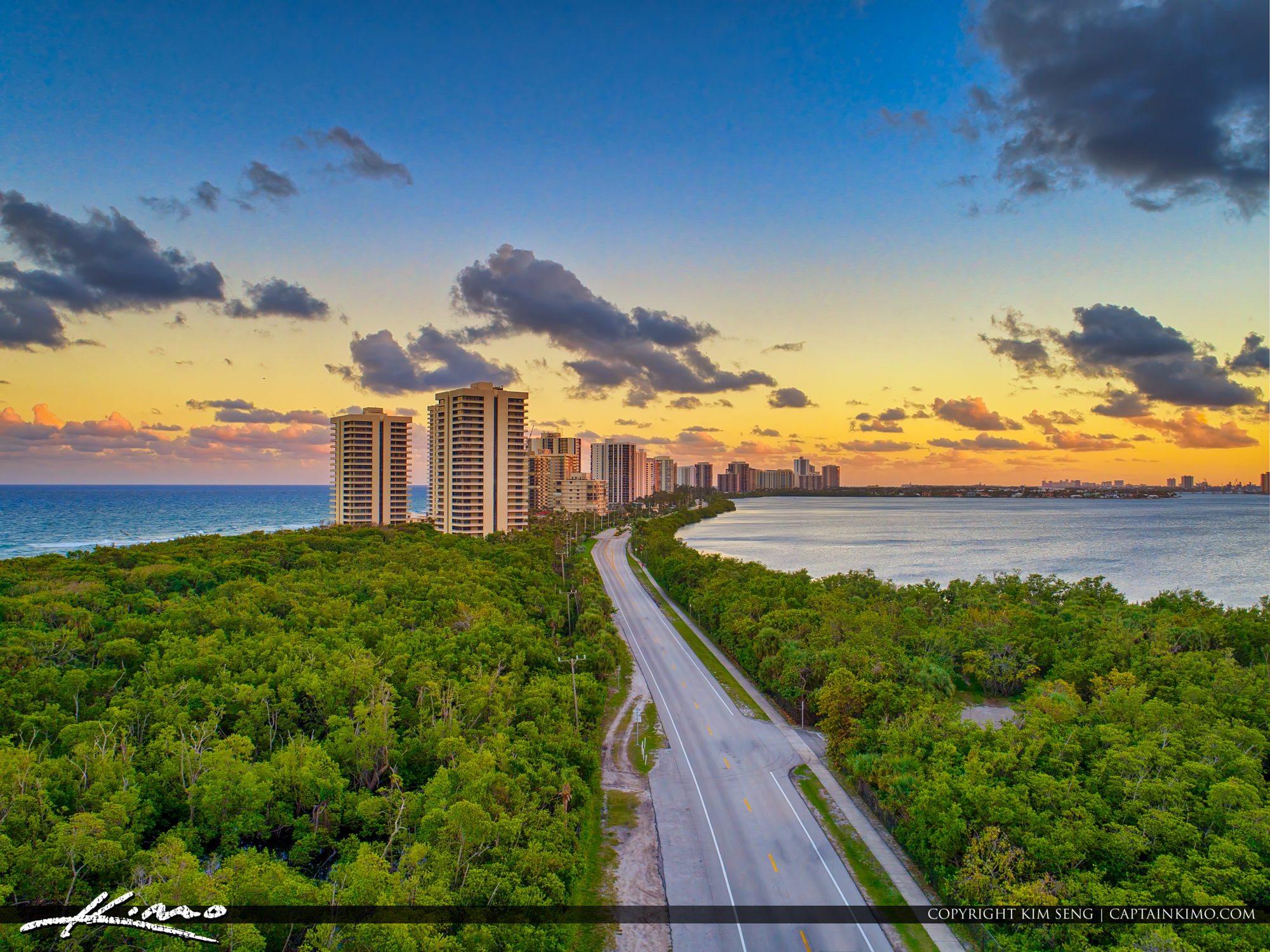 Singer Island Florida Road to Paradise | HDR Photography by Captain Kimo
