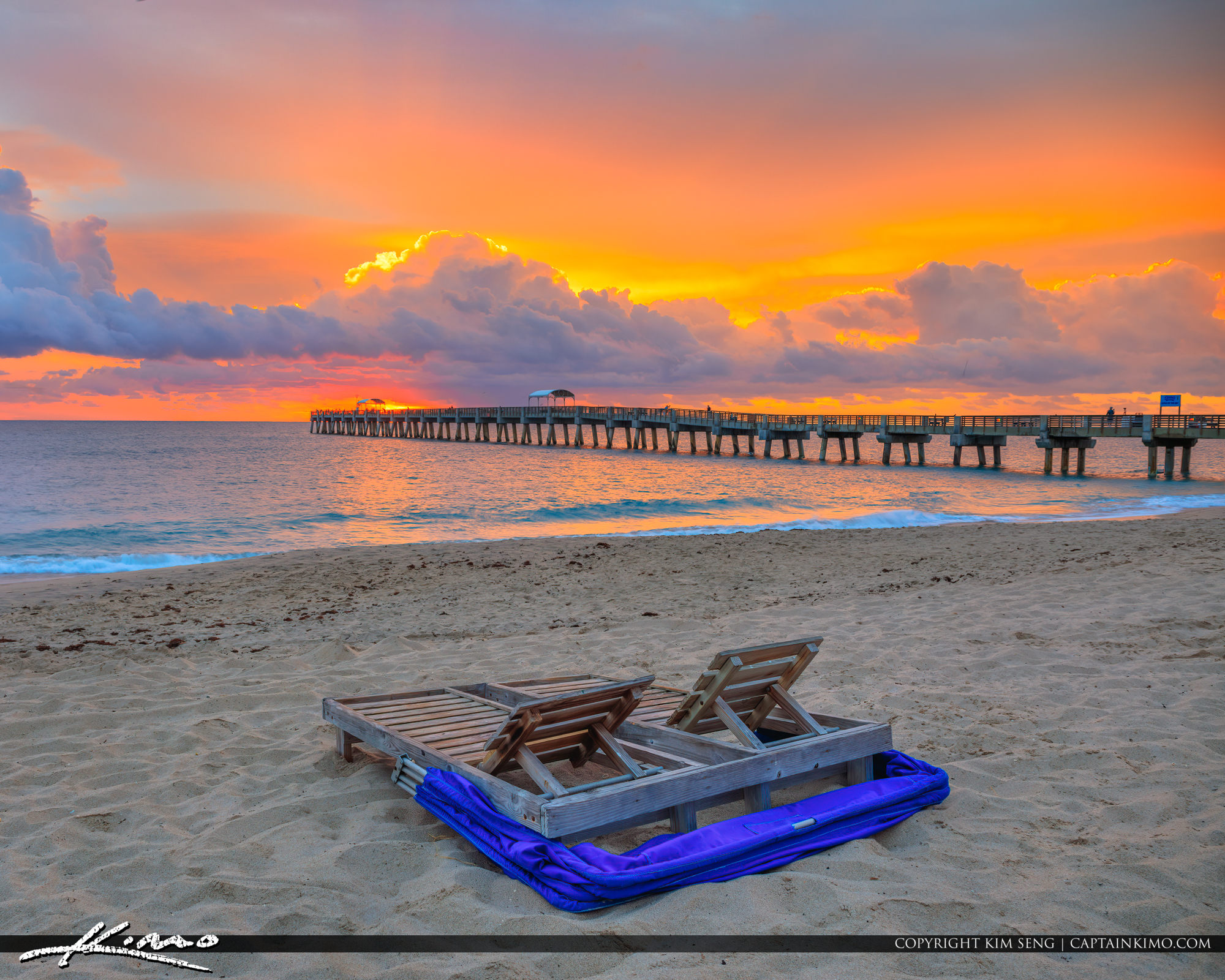 Lake Worth Fishing Pier Sunrise Thanksgiving Day 2018 – HDR Photography ...
