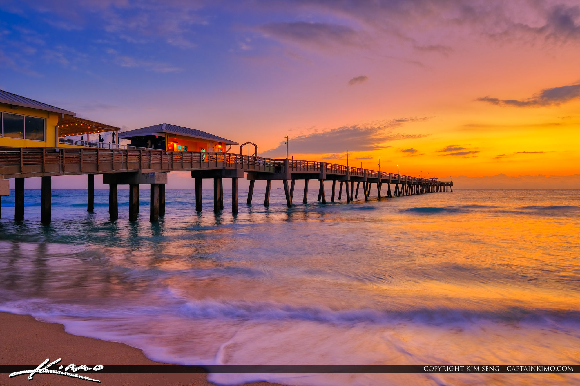 Dania Beach FIshing Pier Glow January 16 2019 – HDR Photography by ...