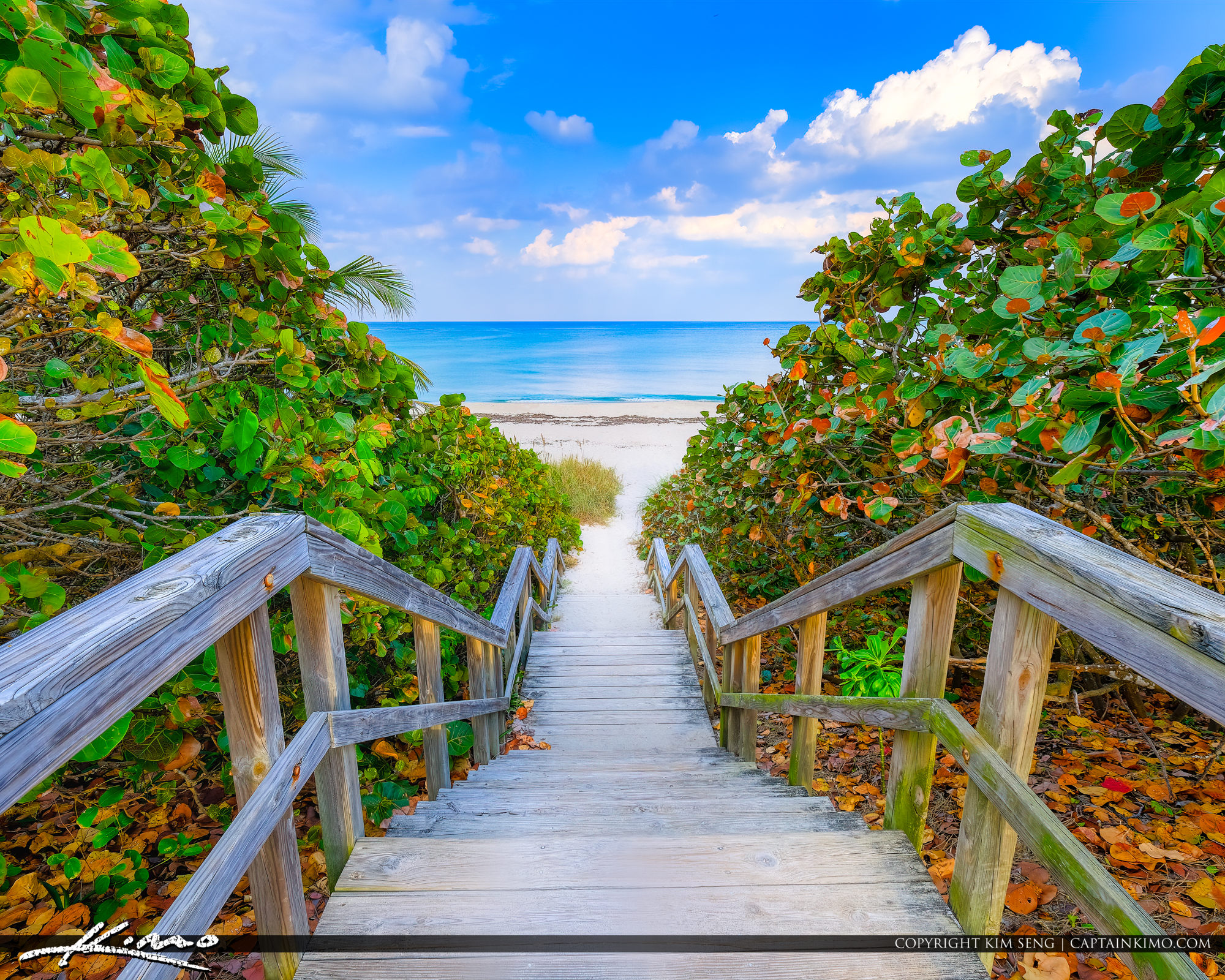 Juno Beach Florida Beach Access 20 | HDR Photography by Captain Kimo