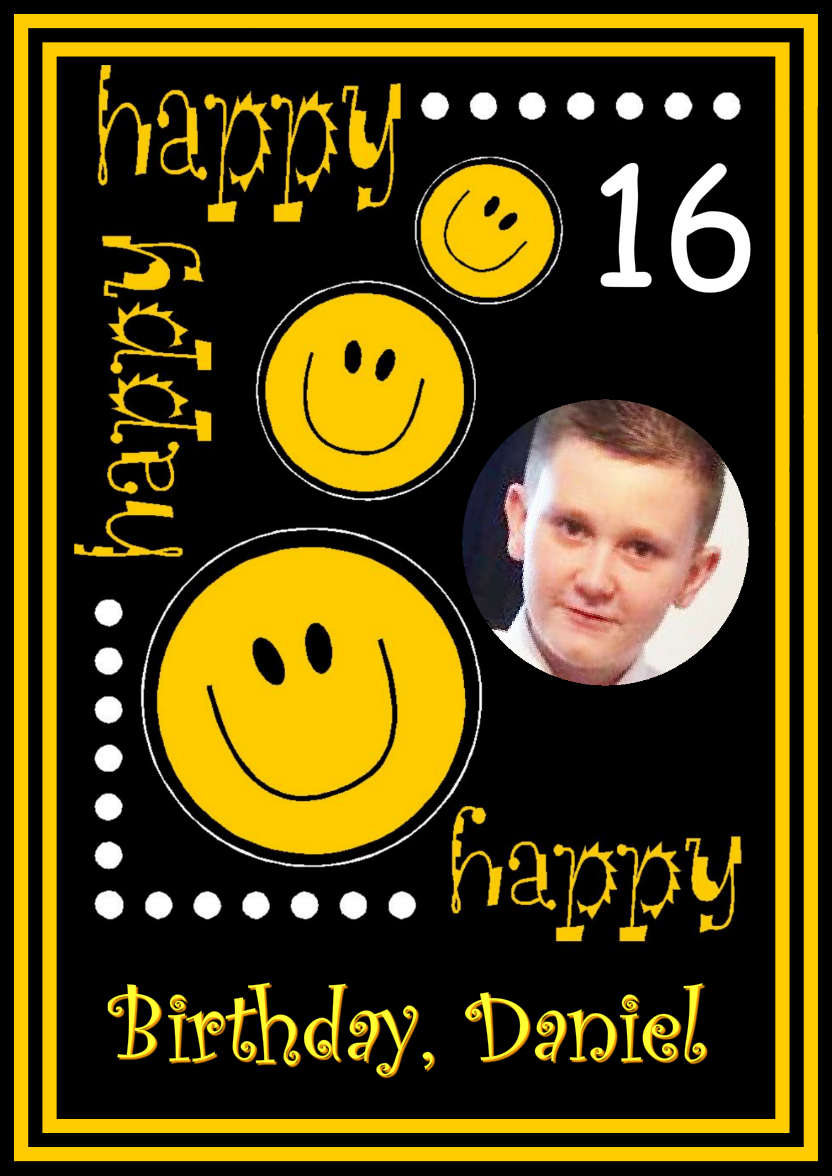 Happy Happy Happy Card Front in Card Creator Gallery