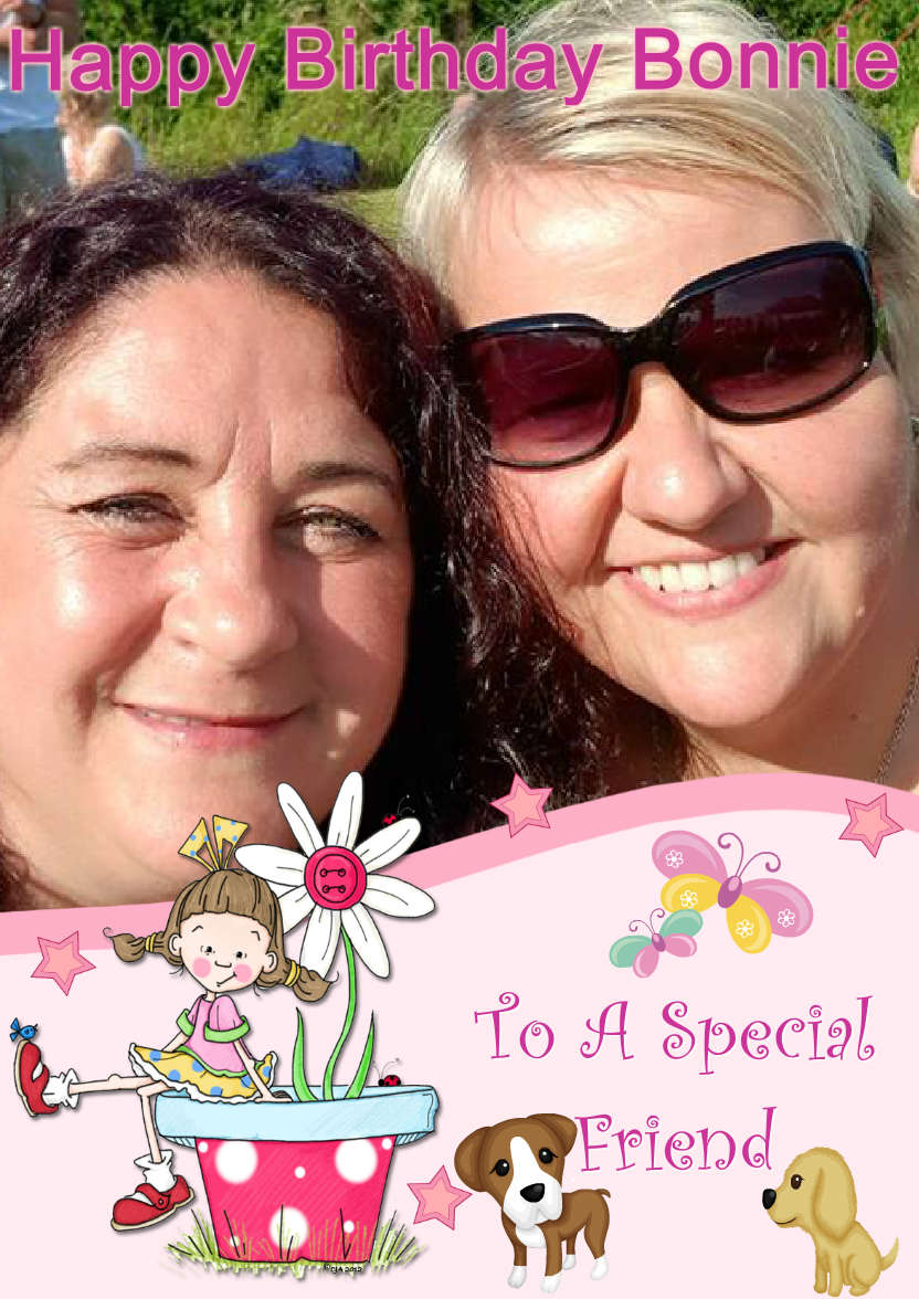 Pollys Flower Photo Card in Card Creator Gallery