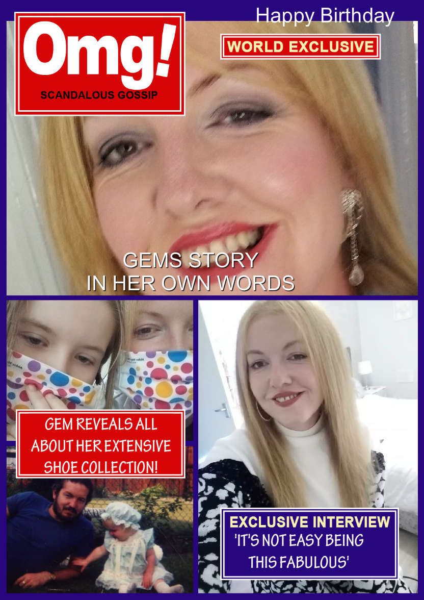 Omg Spoof Magazine Card Front in Card Creator Gallery