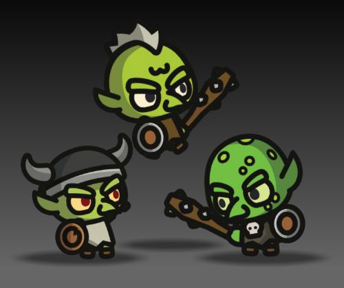 Super Tiny Goblin – 3-Pack of Characters | CartoonSmart.com