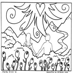dltk coloring pages 6th day of creation